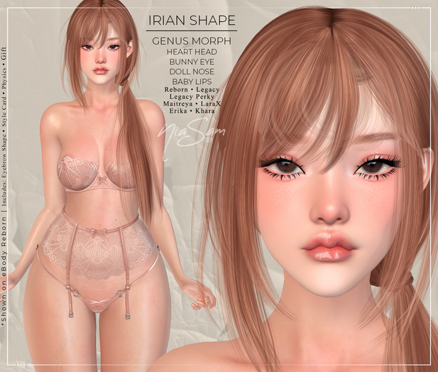 Second Life Marketplace - NIASAM'Store - Genus Morph - Irian Shape